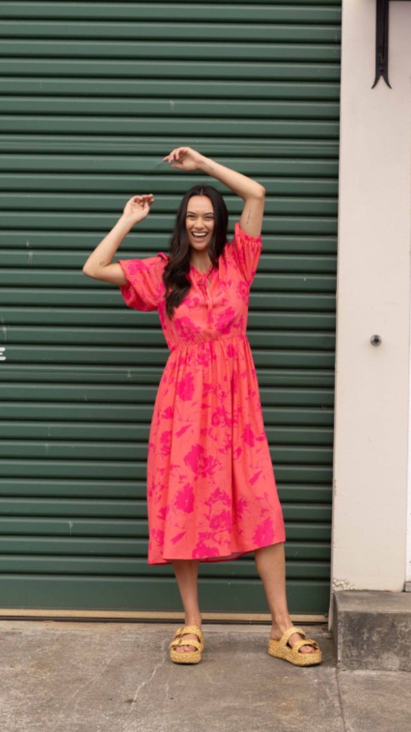 Java Dress – Chalk & Charcoal