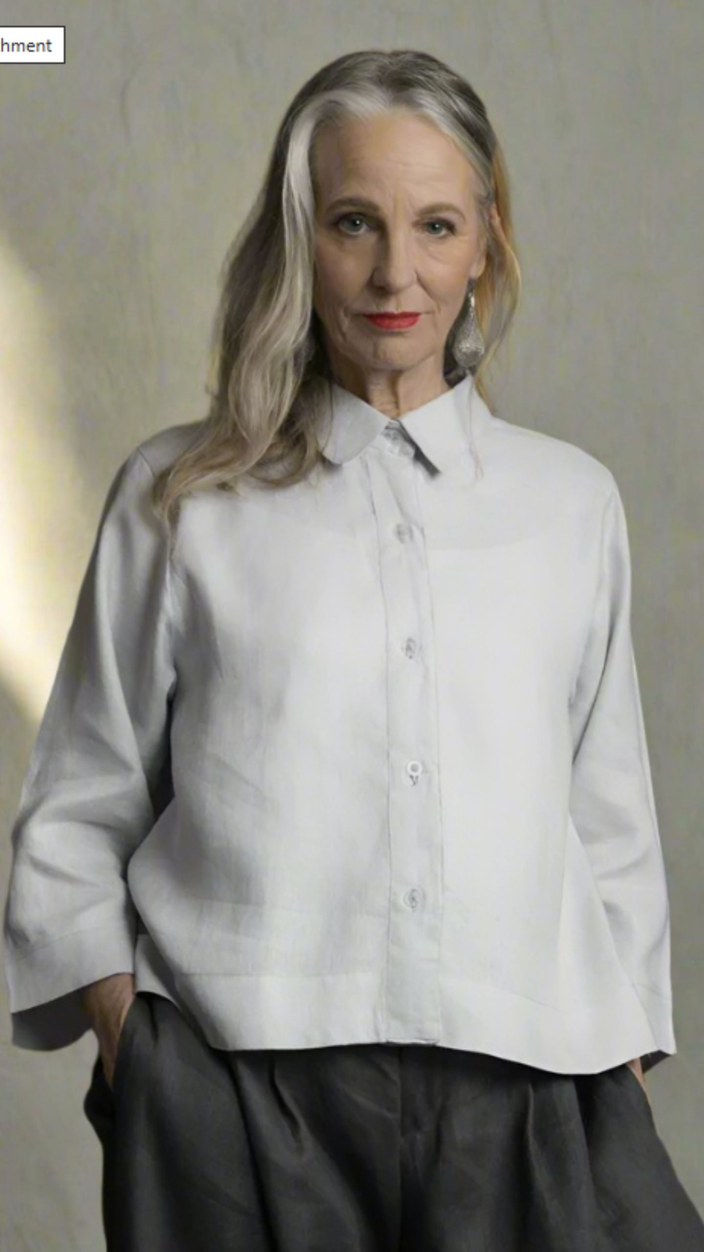 Pandora Shirt – Chalk & Charcoal