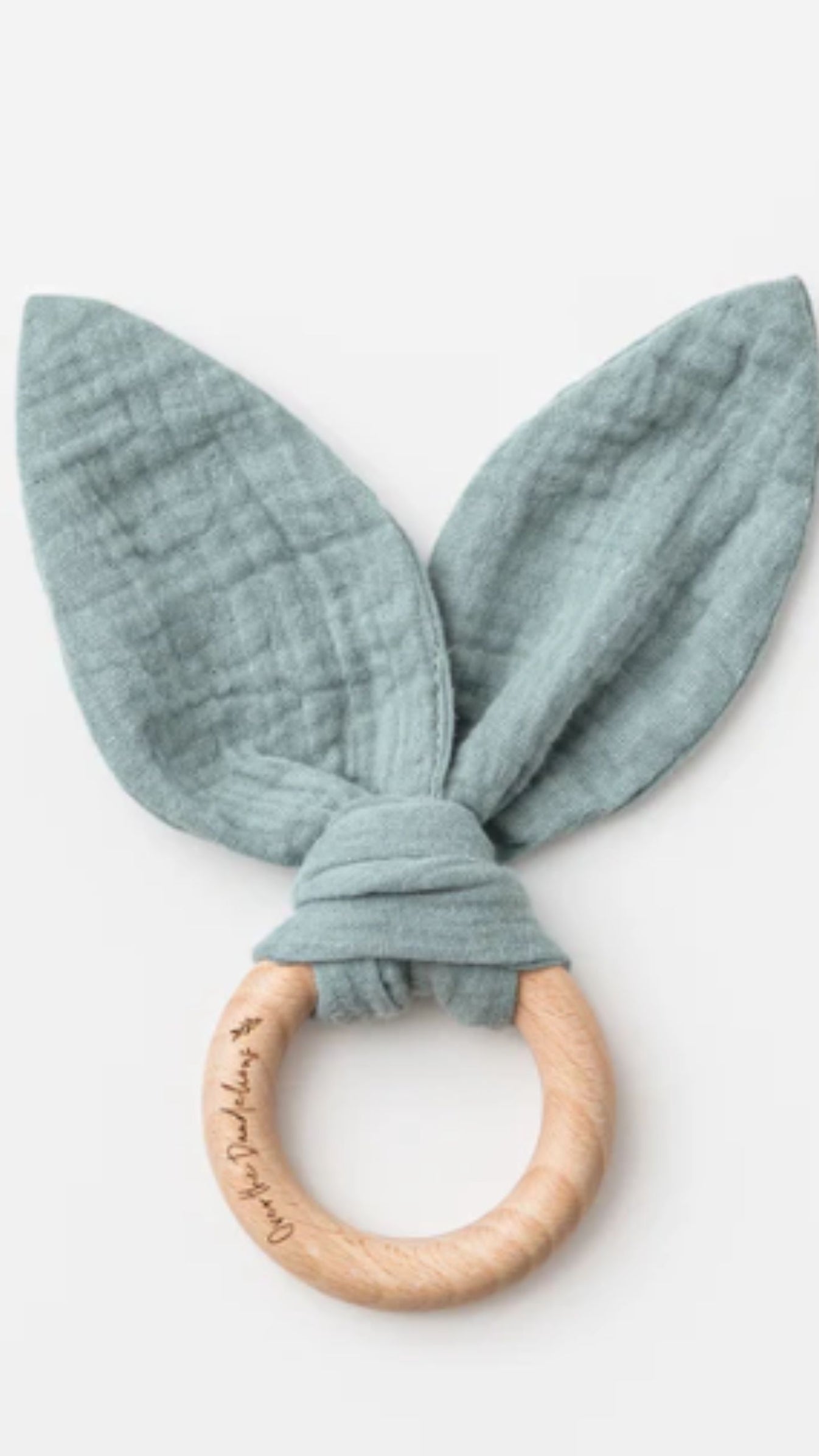 Bunny Ears Teether – Chalk & Charcoal