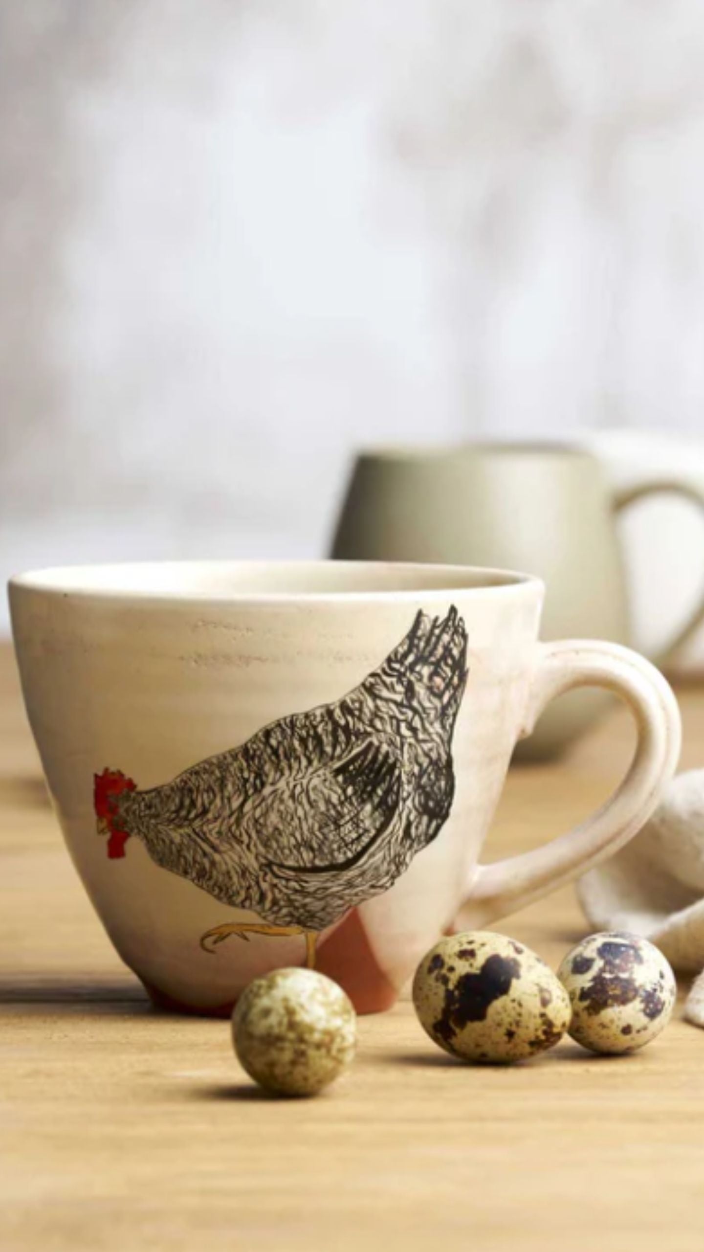Oversized Chicken Mug – Chalk & Charcoal